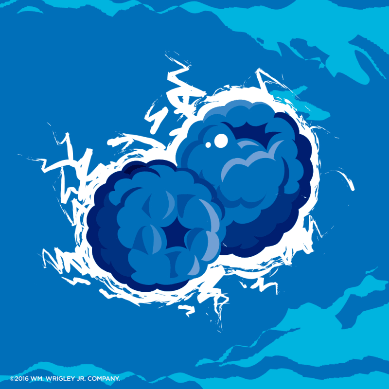 HUBBA BUBBA Sour Blue Raspberry Bubble Gum Tape, 2 oz | HUBBA BUBBA